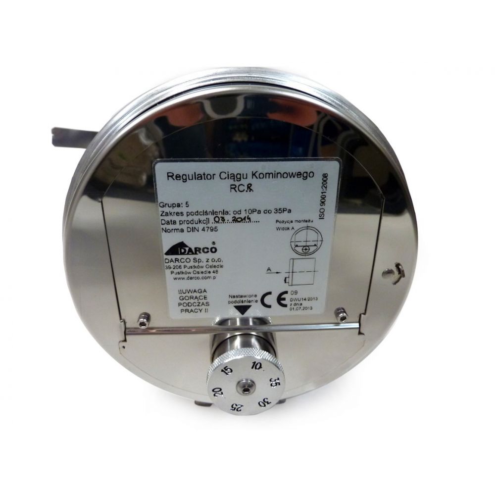 Regulator ciągu RCR-CH na rurę SYSTEMHOME Zielona Góra - SystemHome