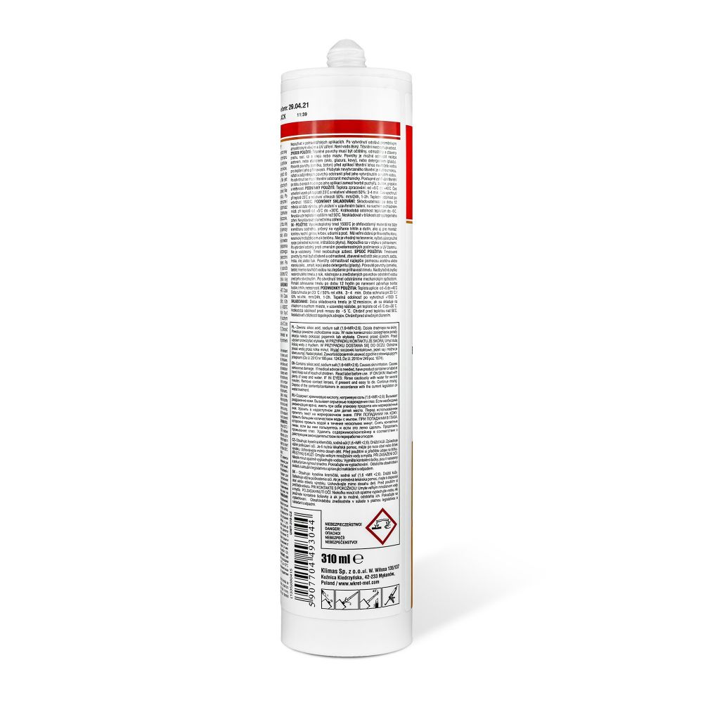 Uszczelniacz wysokotemperaturowy T1500 czarny - SystemHome