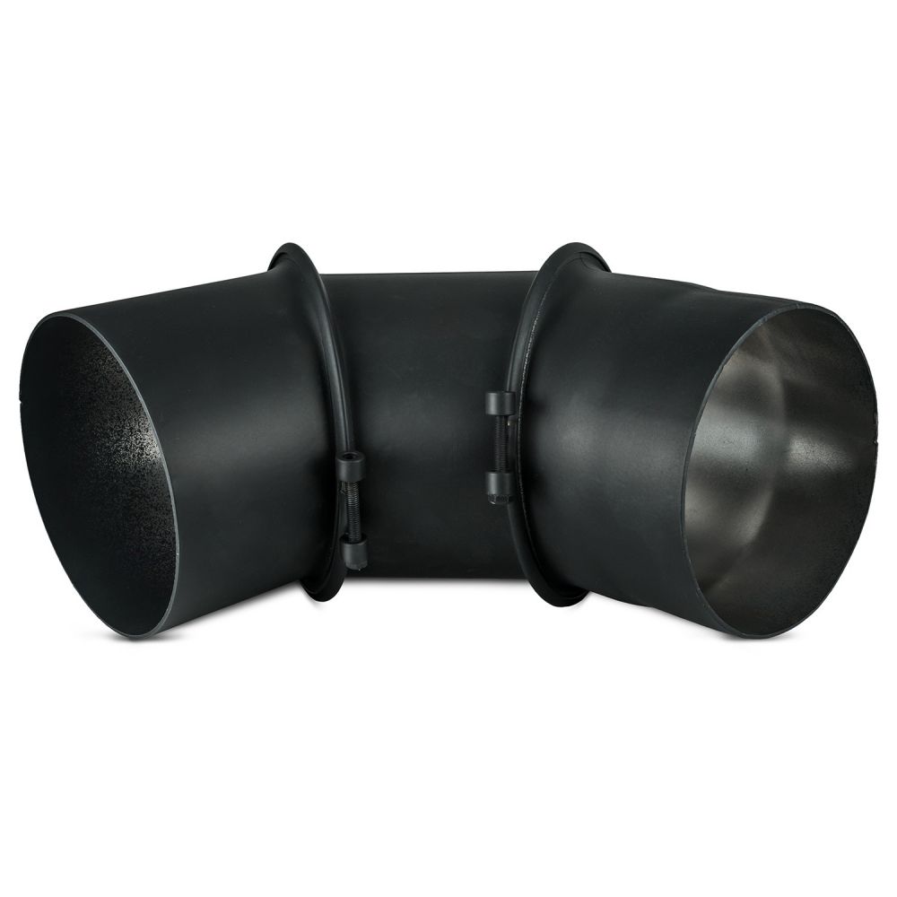 Kolano nastawne z rewizja czarne 90* gr. 2mm SYSTEMHOME Zielona Góra - SystemHome