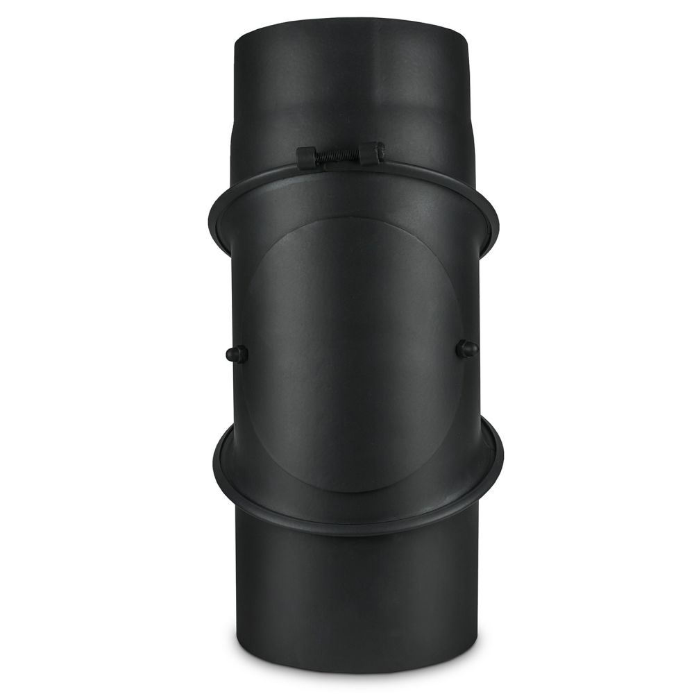 Kolano nastawne z rewizja czarne 90* gr. 2mm SYSTEMHOME Zielona Góra - SystemHome