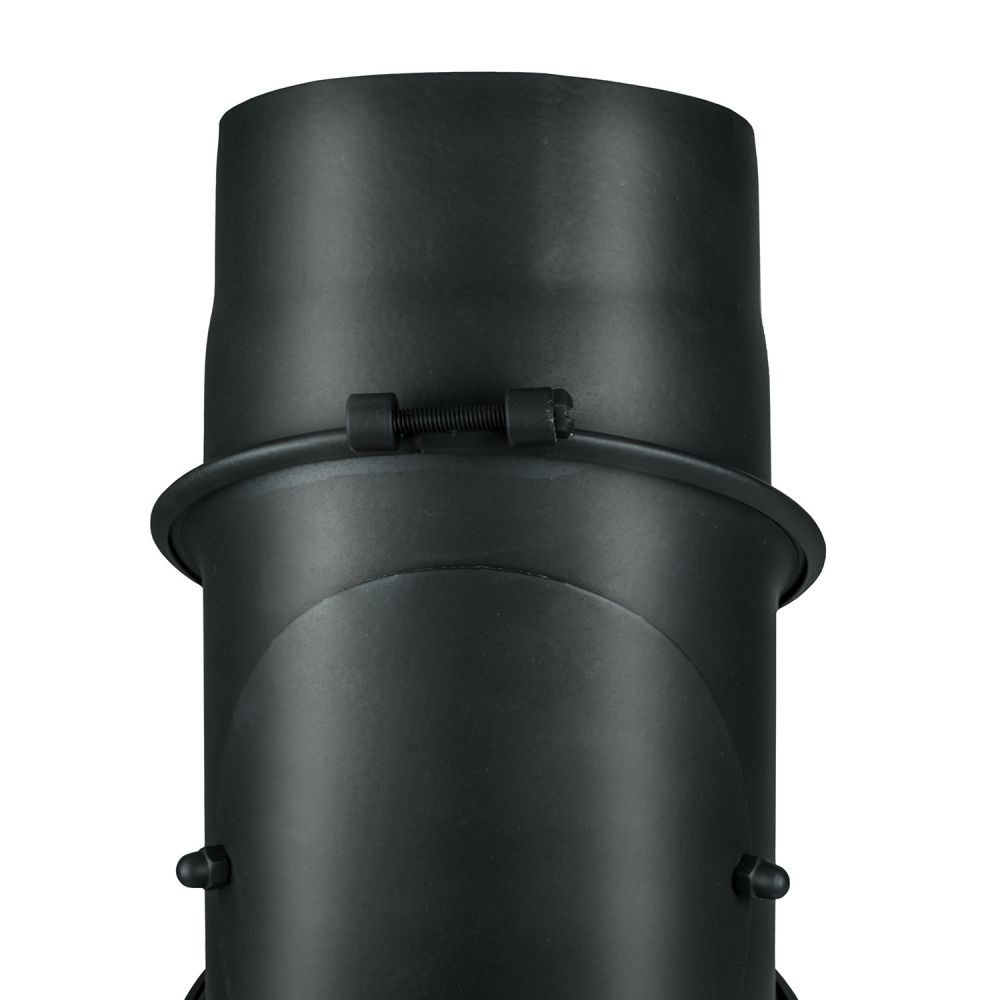 Kolano nastawne z rewizja czarne 90* gr. 2mm SYSTEMHOME Zielona Góra - SystemHome